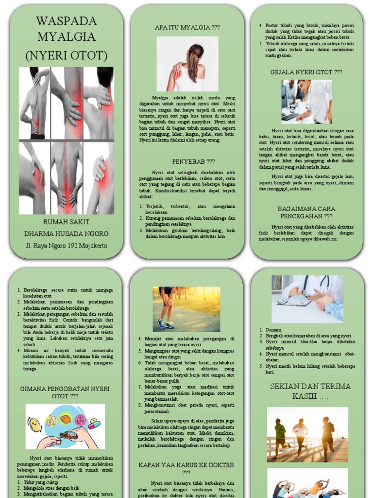 Leaflet Myalgia | PDF