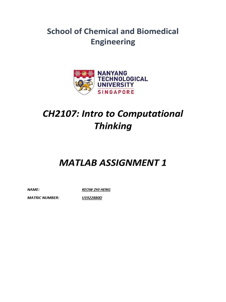 MATLAB Computational Thinking Tasks | PDF | Finite Difference | Function (Mathematics)