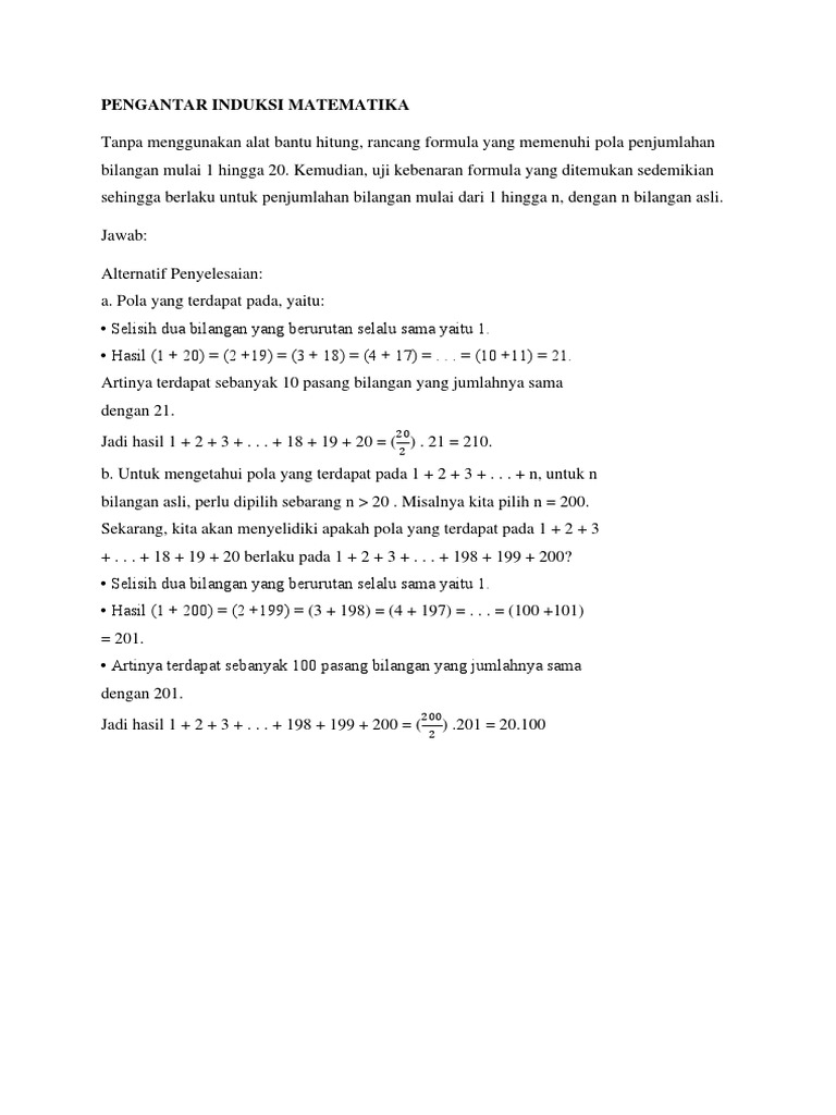 Soal Jawaban Matematika 5 | PDF