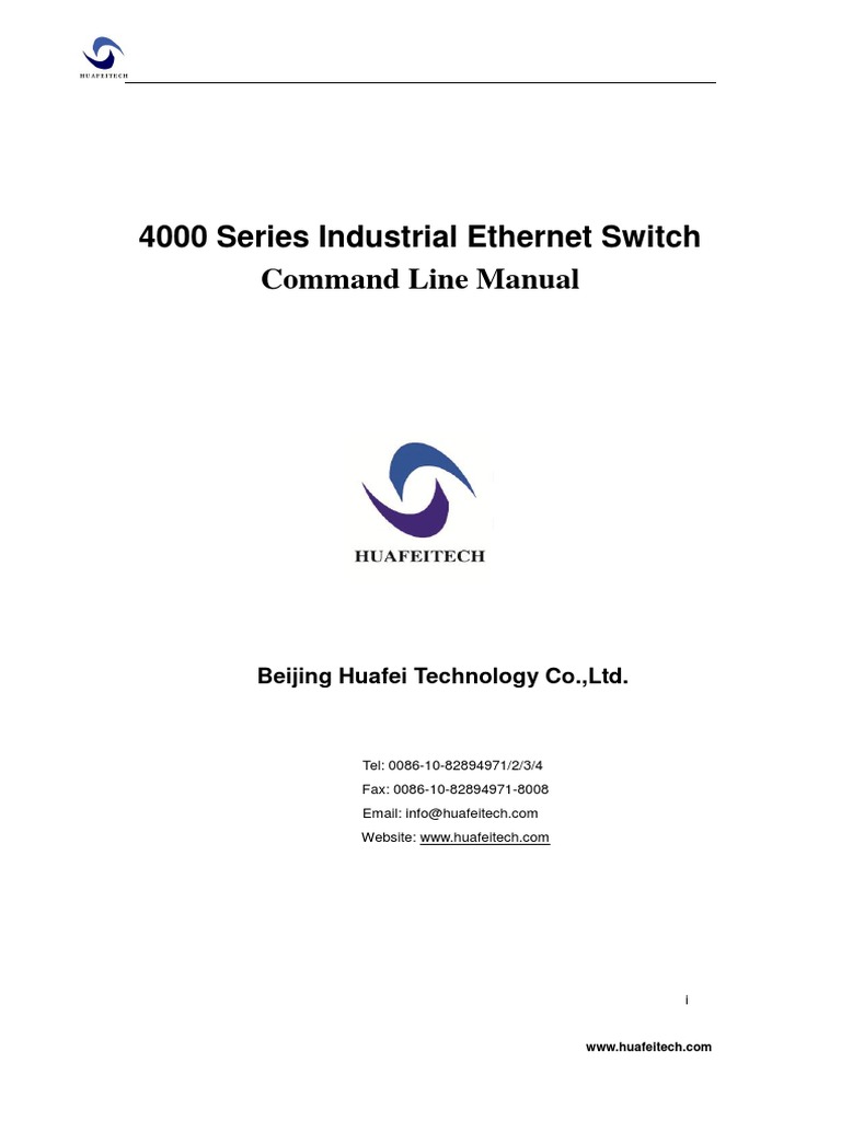 Manual 4000 Series Command Line | PDF | Ip Address | Command Line Interface