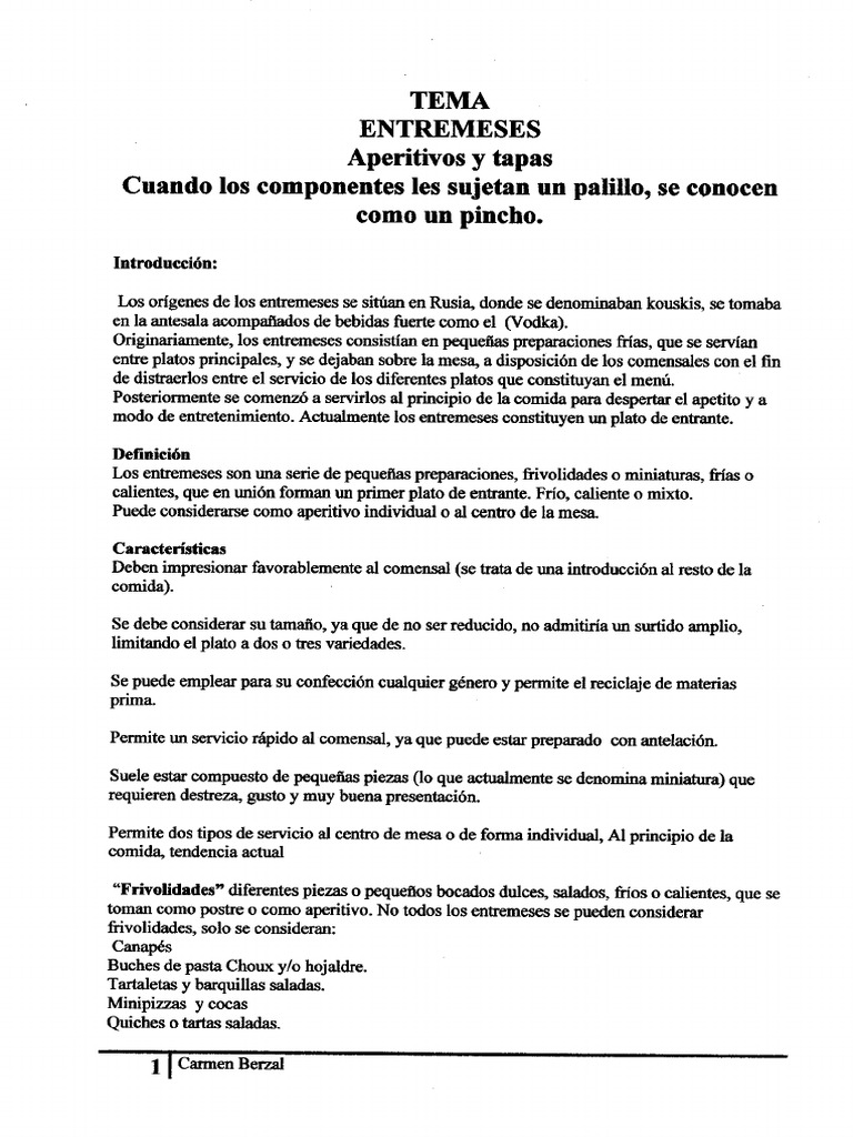 Entremeses | PDF