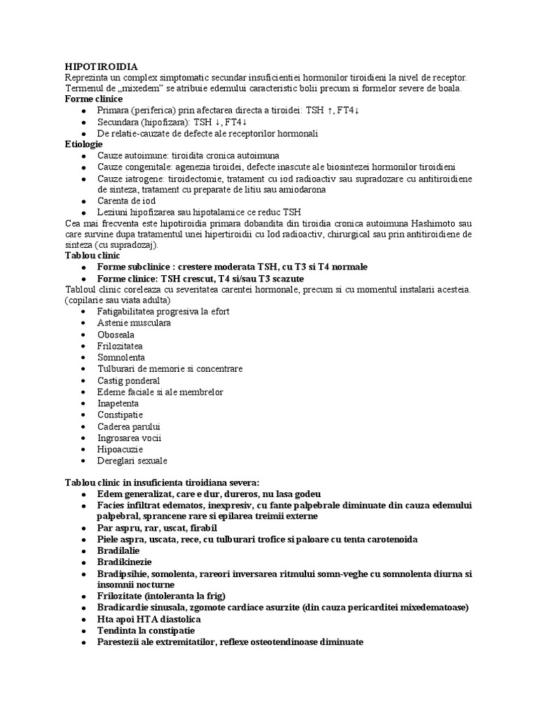 Hipotiroidia | PDF