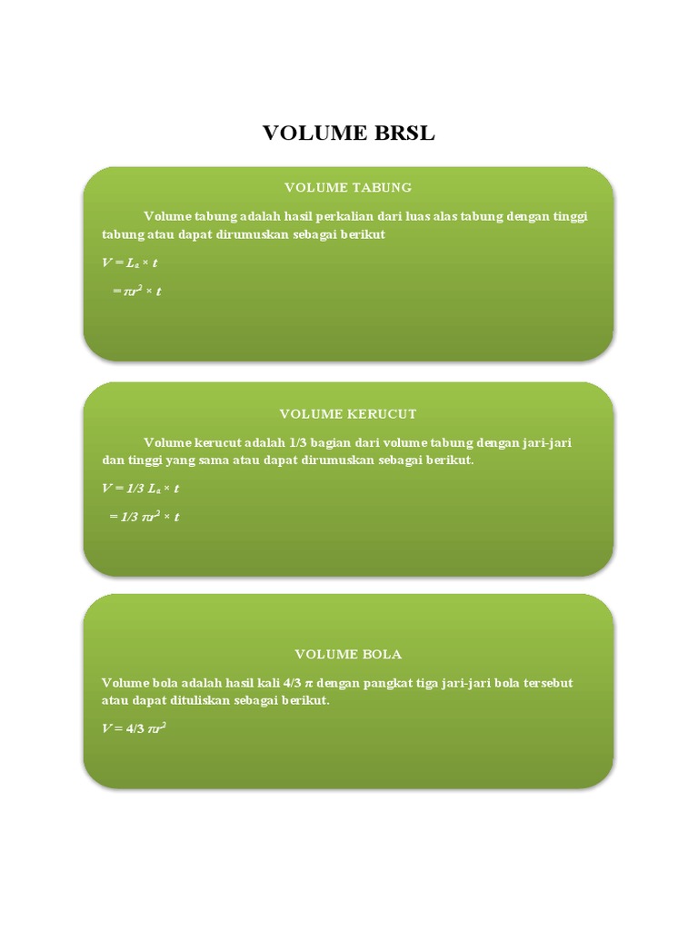Volume BRSL | PDF