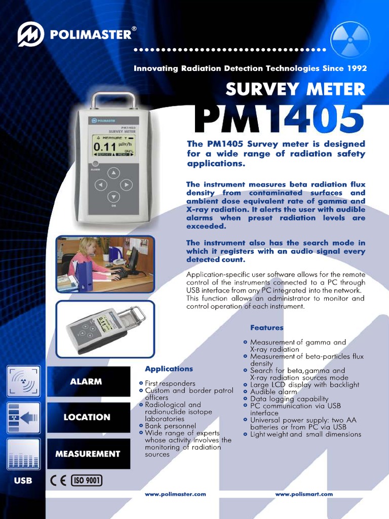A.3.05. Survey Meter Model PM1405 | PDF