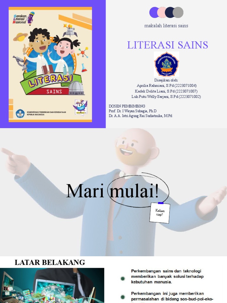 Literasi Sains KLP 1 | PDF