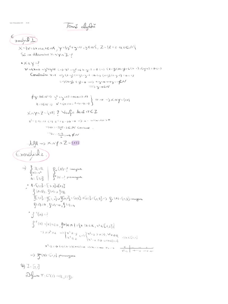 Tema ALGEBRA-1 | PDF