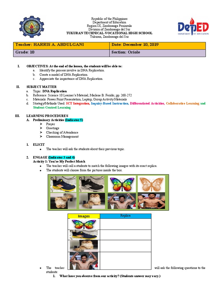 Lesson Plan 7e | PDF