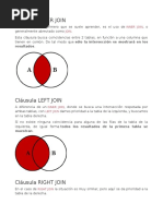 Principales Tipos de Join SQL | PDF