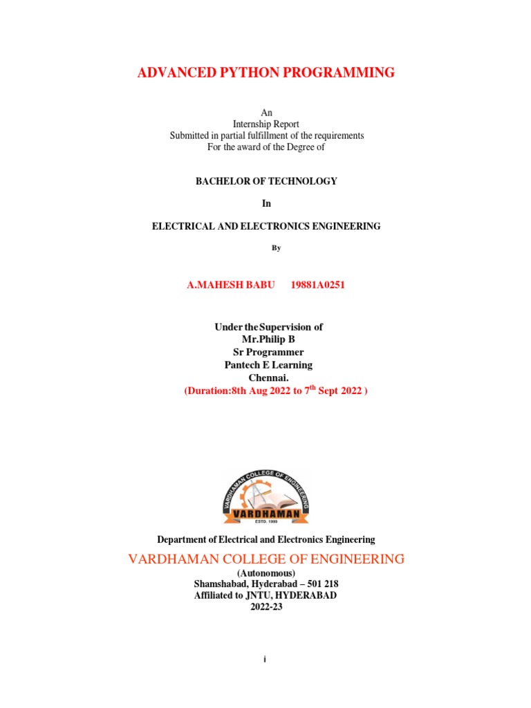 251 Internship Report | PDF | Machine Learning | Artificial Intelligence