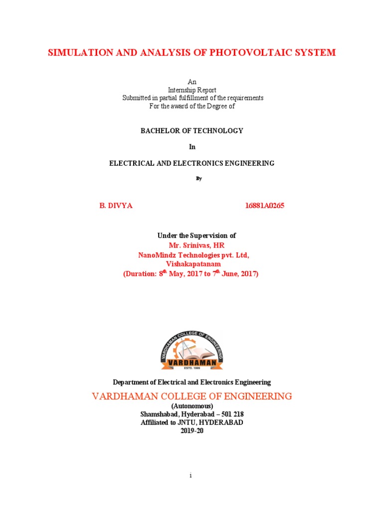 Sample Internship Report Final | PDF | World Wide Web | Internet & Web