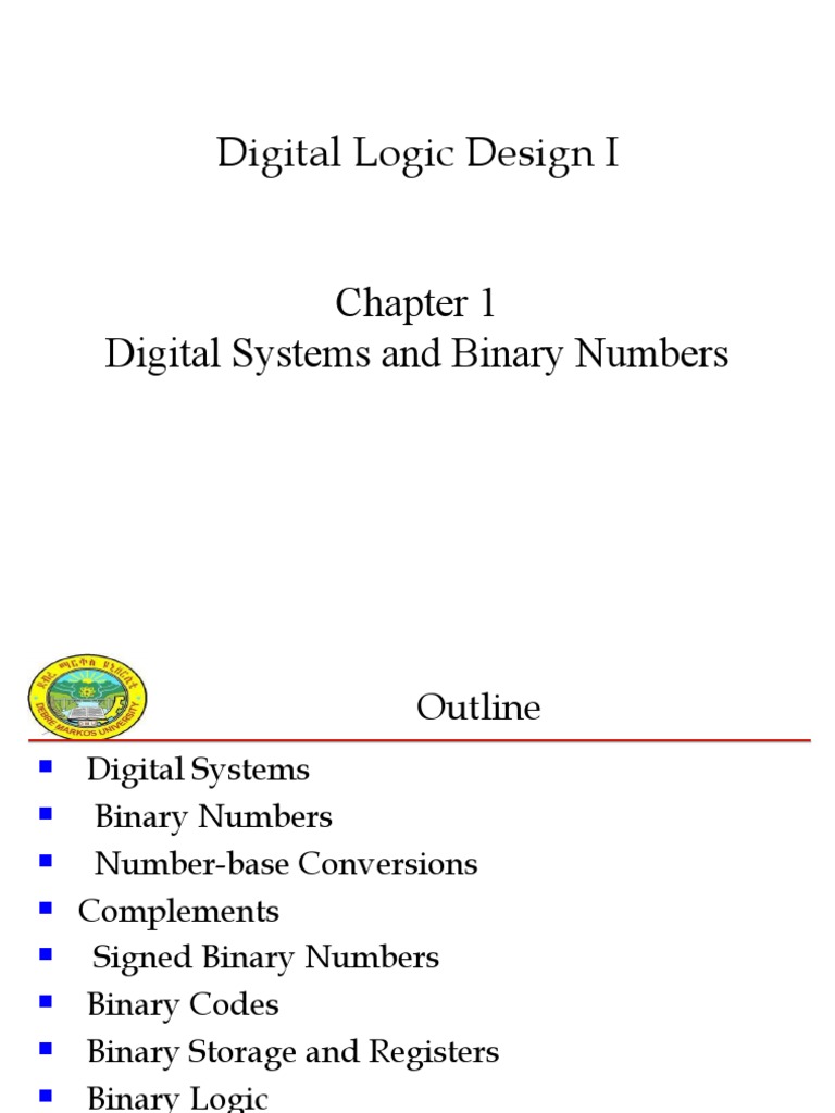 Chapter 1 Digital Systems and Binary Numbers | PDF | Subtraction ... Chapter 1 Digital Systems and Binary Numbers | PDF | Subtraction ...