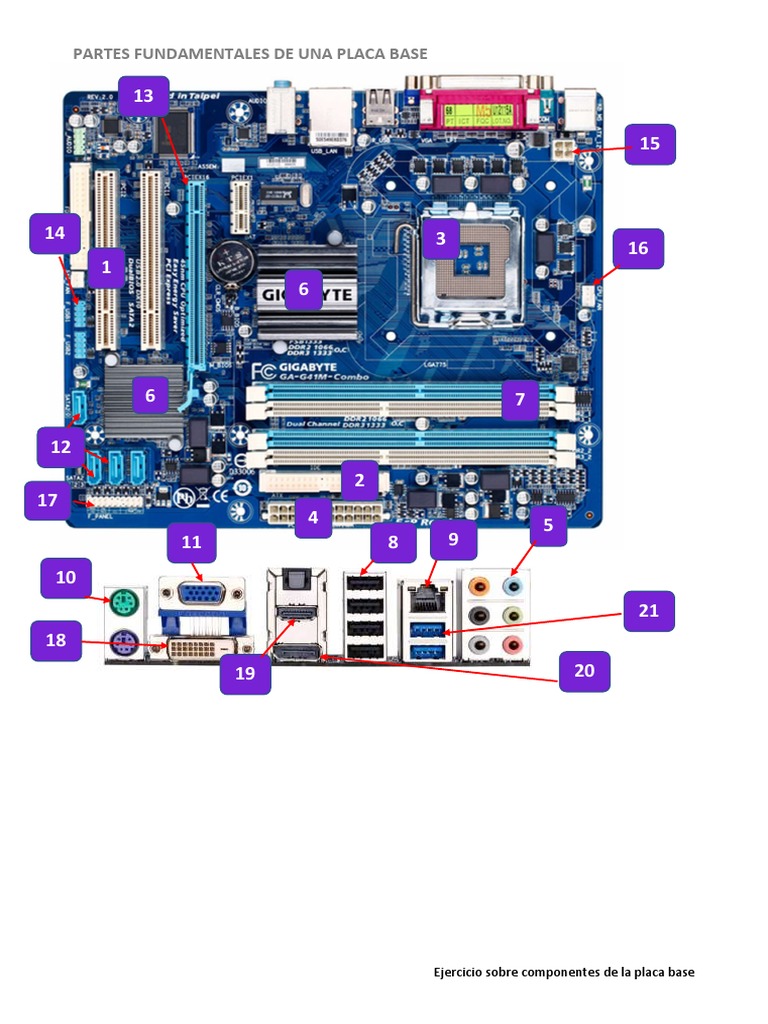Placa - Base - Localizar Elementos | PDF