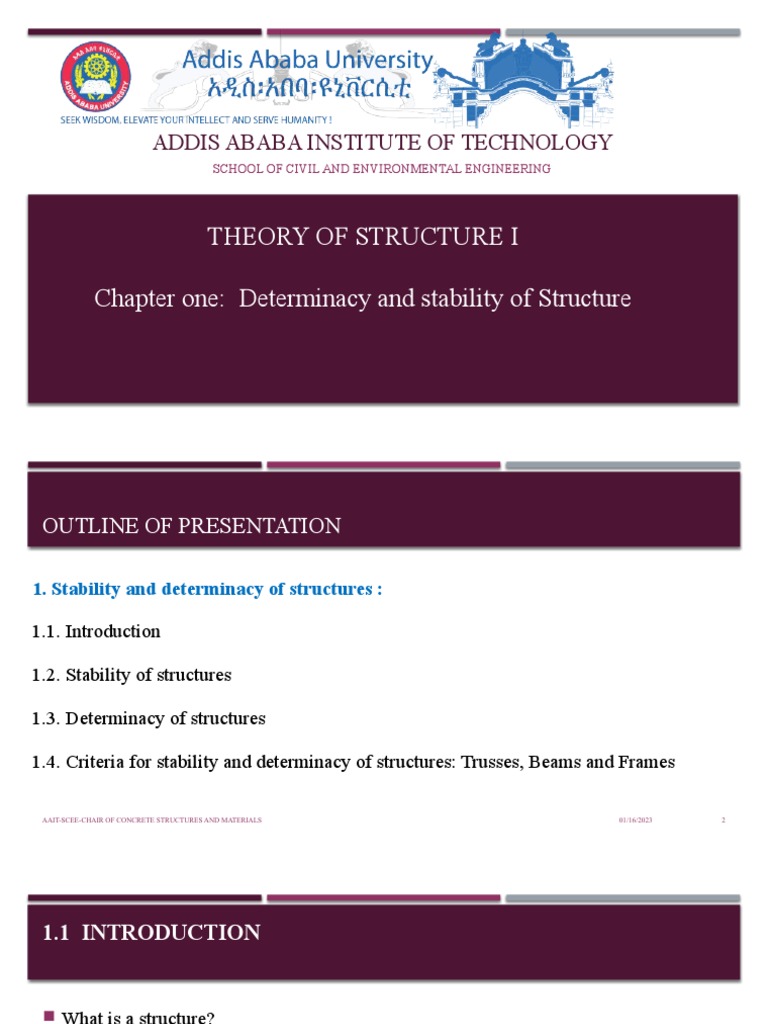 Chapter One PPT Saddd | PDF | Beam (Structure) | Truss