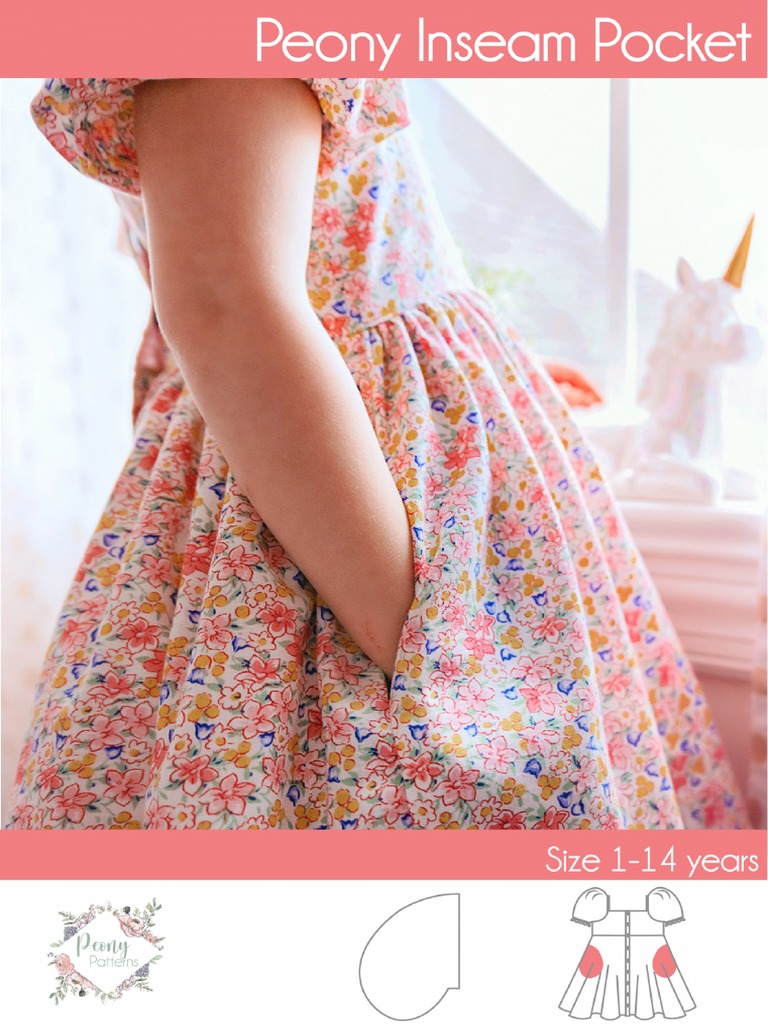 Peony Patterns Inseam Pocket Print at Home | PDF | Seam (Sewing) | Sewing