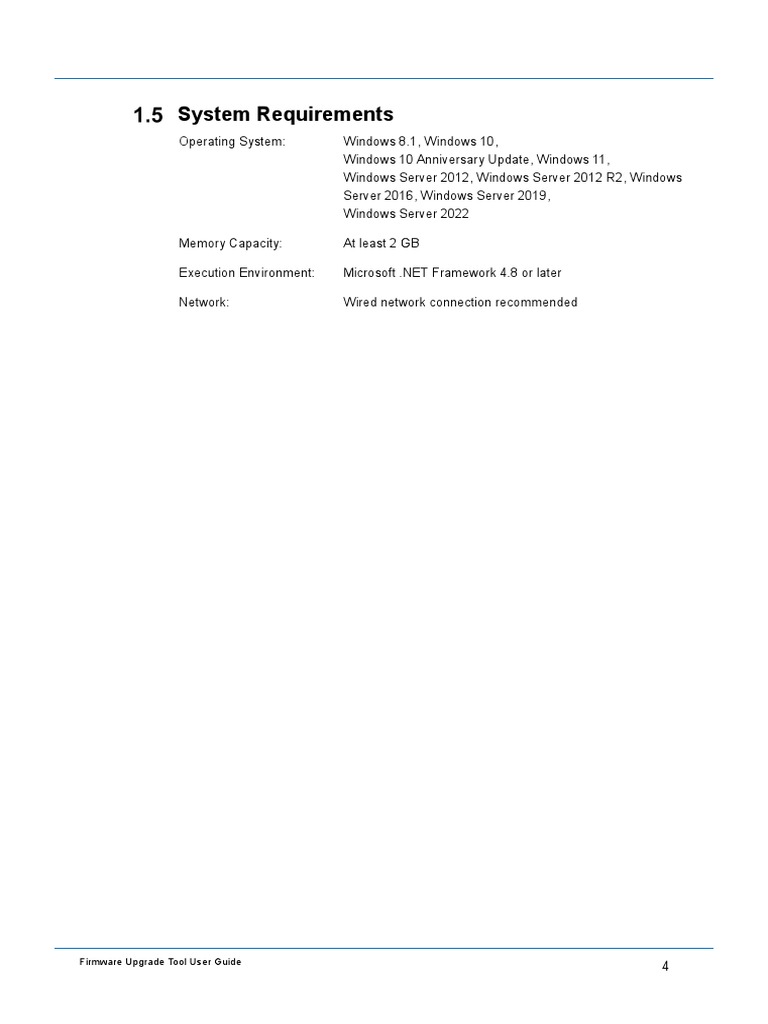 Firmware Upgrade Tool User Manual-4 | PDF