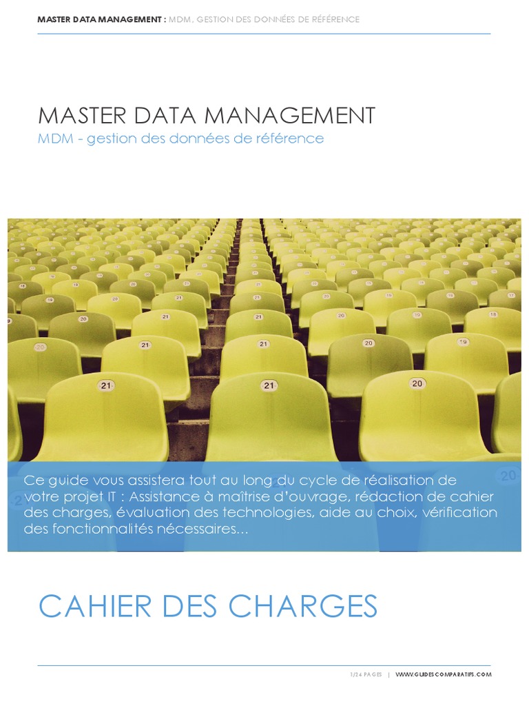 Cahier Des Charges MDM Master Management1 | PDF | Internet | Internet et Web