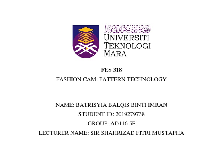 Batrisyia Balqis: FES 318 Project | PDF