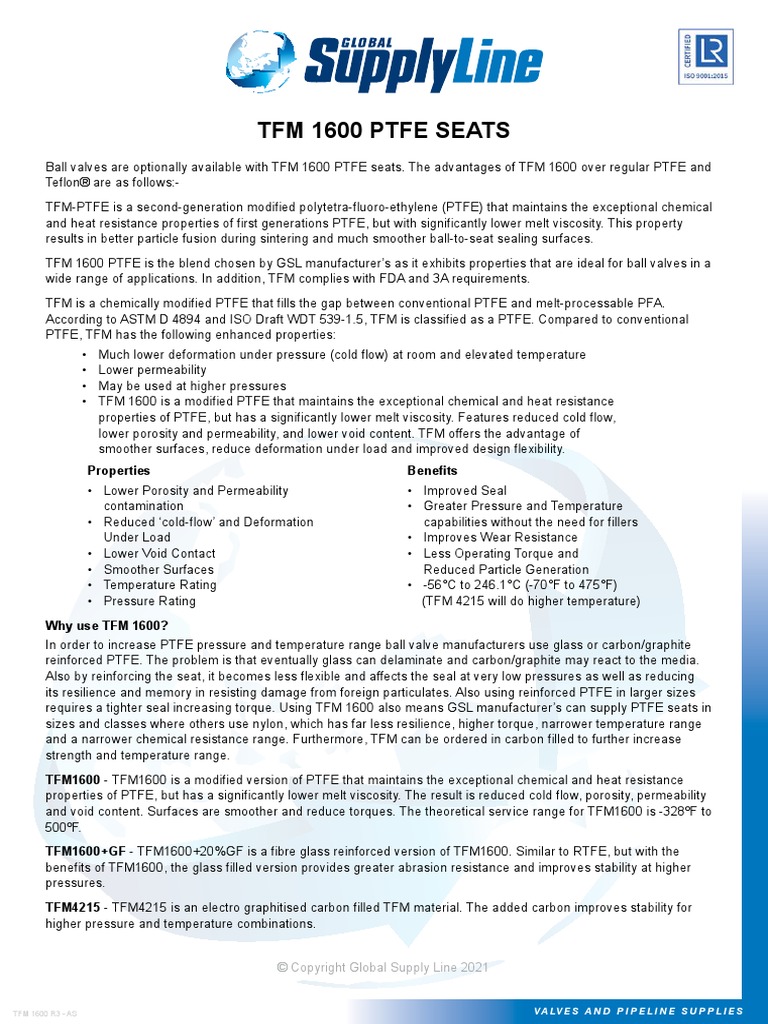 TFM 1600 | PDF | Carbon | Glasses