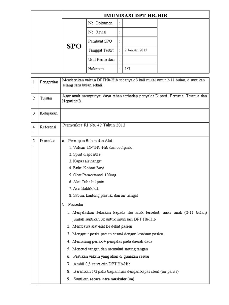 IMUNISASI DPT HB-HIB | PDF