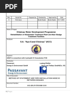 GRE Pipe Method Statement | PDF | Fiberglass | Pipe (Fluid Conveyance)