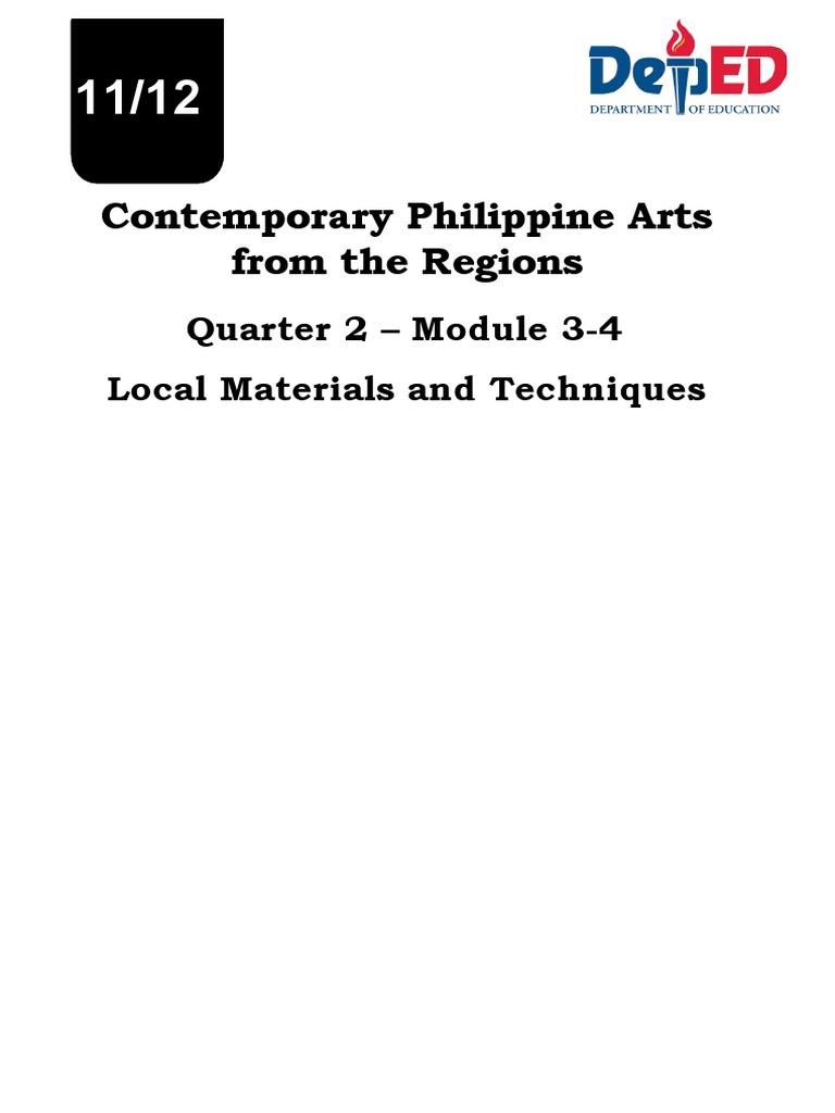 Contempo QUARTER 2 MODULE 3 4 | PDF | Learning | Teachers