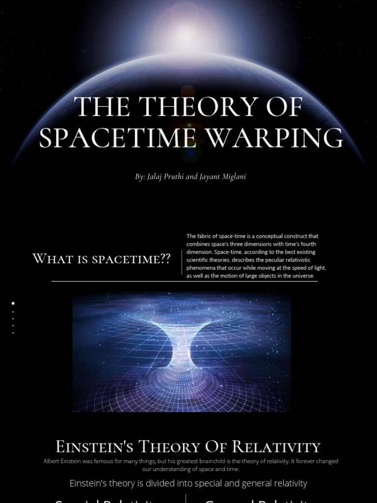 The Theory Of Space Time Warping | PDF | Spacetime | General Relativity