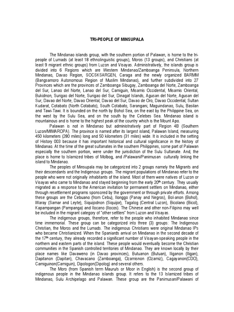 TRI-PEOPLE-OF-MINSUPALA | PDF