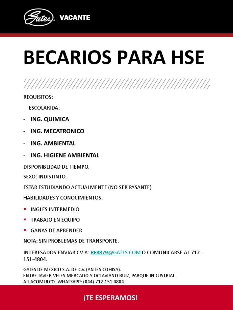 Becas en Gates Atlacomulco | PDF