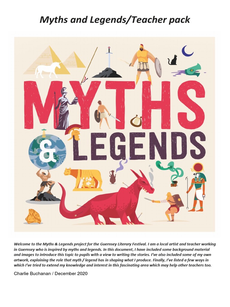 Myths and Legends Teacher Pack | PDF | Greek Mythology | Hero