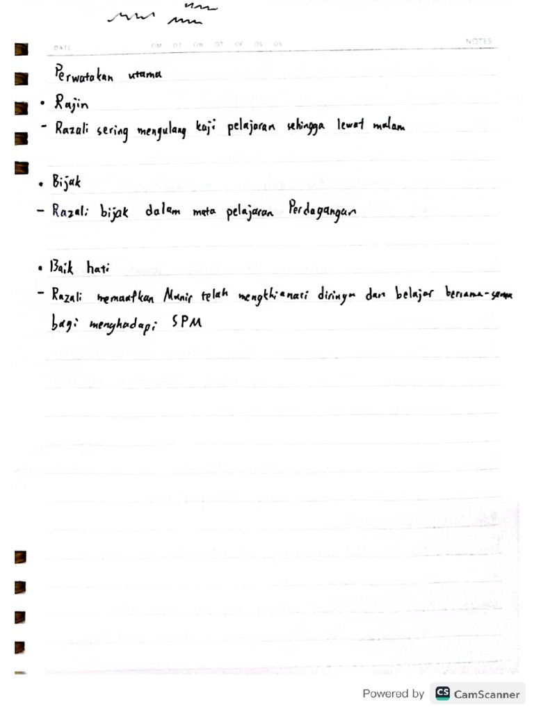 Sejambak Bakti T1 Nota | PDF