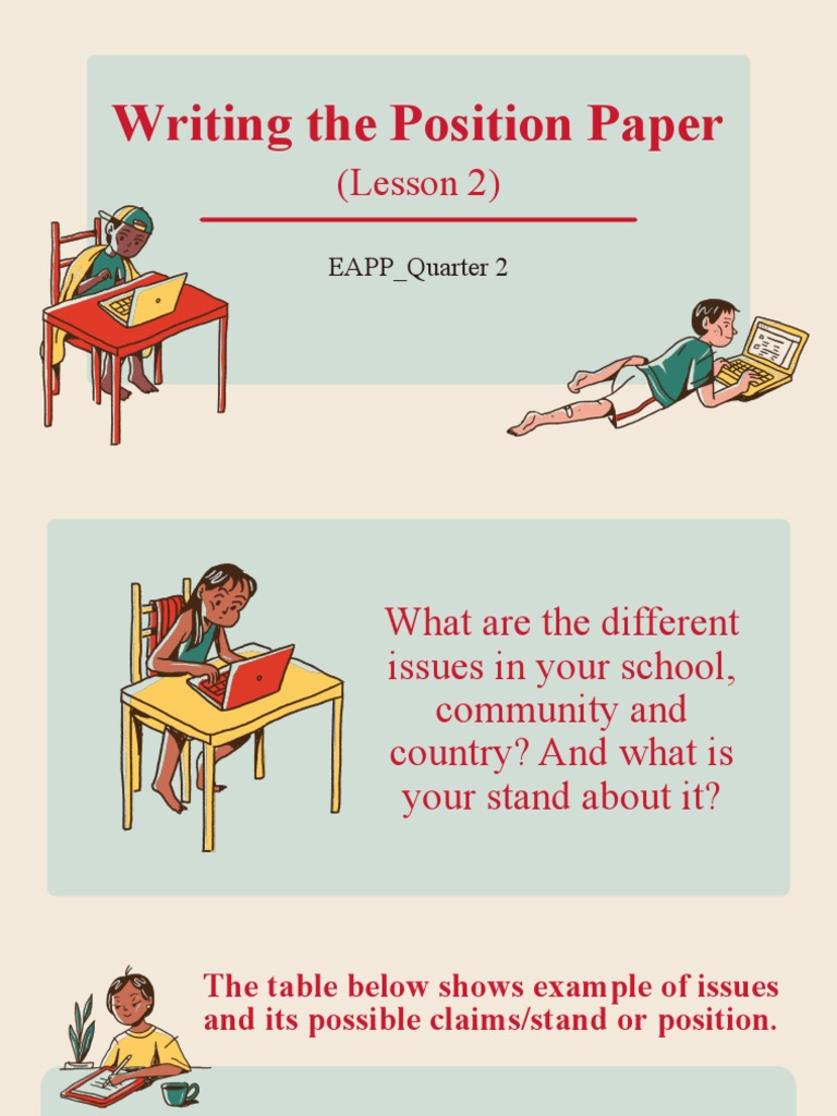 Guidelines for Writing a Position Paper | PDF | Fallacy | Inductive ...