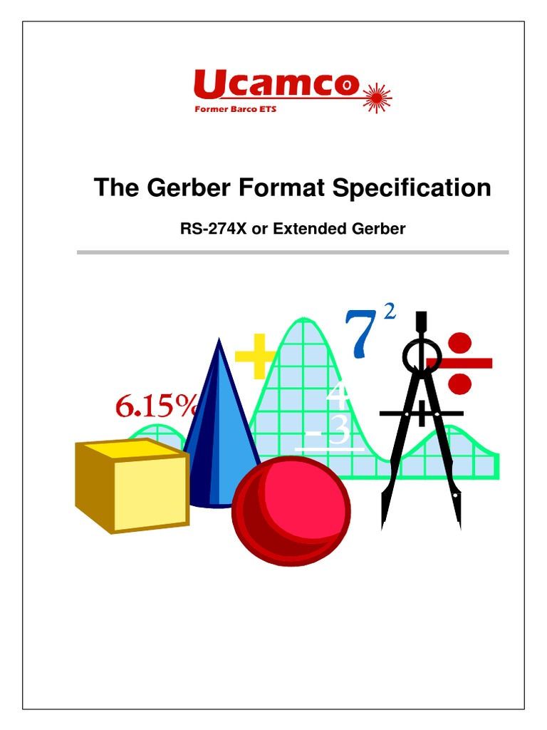 RS-274X Extended Gerber Format Specification 201201 | PDF | Computing