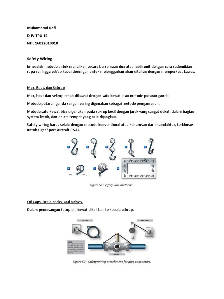 Safety Wiring and Turnbuckles | PDF