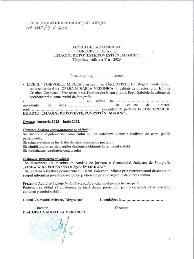 Acord Parteneriat Imagini - de - Poveste - Povesti - in Imagini - Page ...