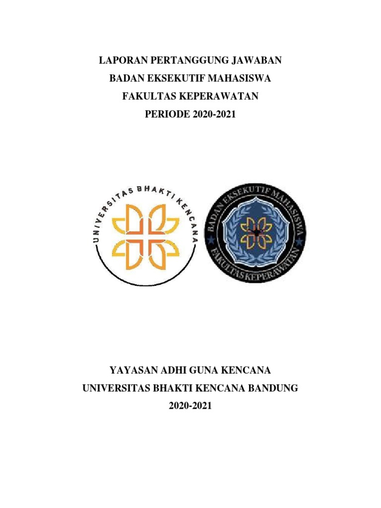 Laporan Pertanggung Jawaban Bem Fkep 2020-2021 | PDF