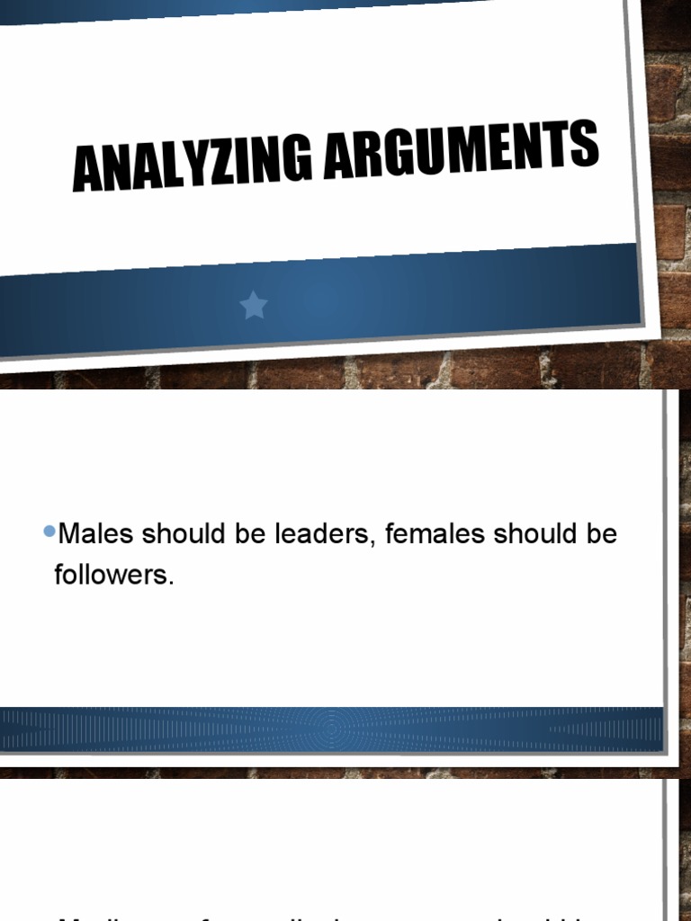 Analyzing Arguments | PDF | Cost Of Living | Argument