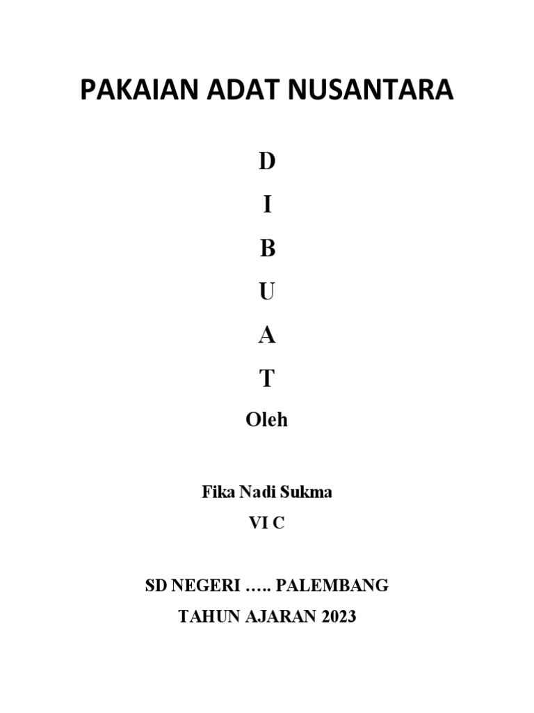 Contoh Cover Kliping | PDF