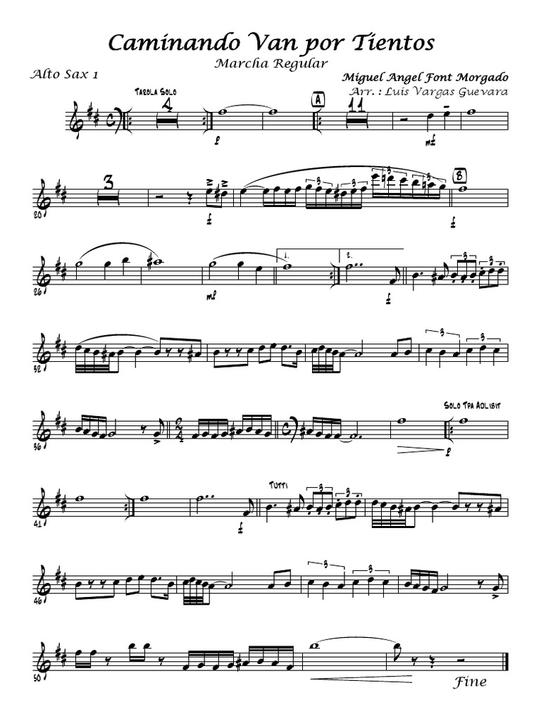 Caminando Van Por Tientos 1 | PDF