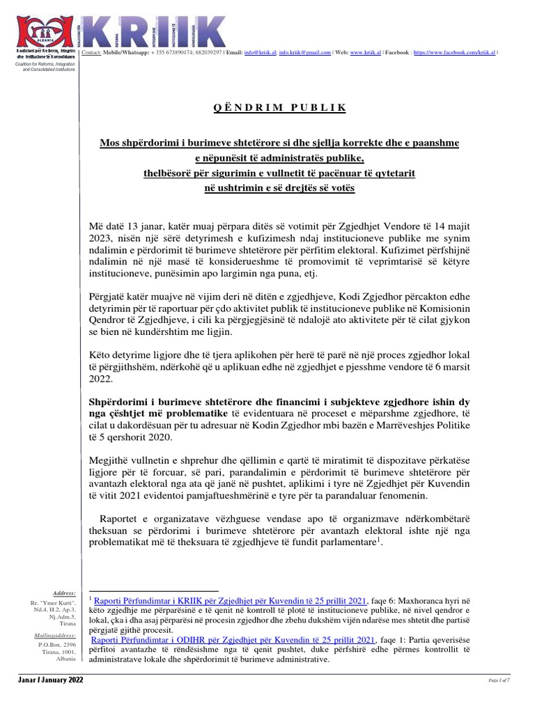 Koalicioni Për Reforma, Integrim Dhe Institucione Të Konsoliduara ...