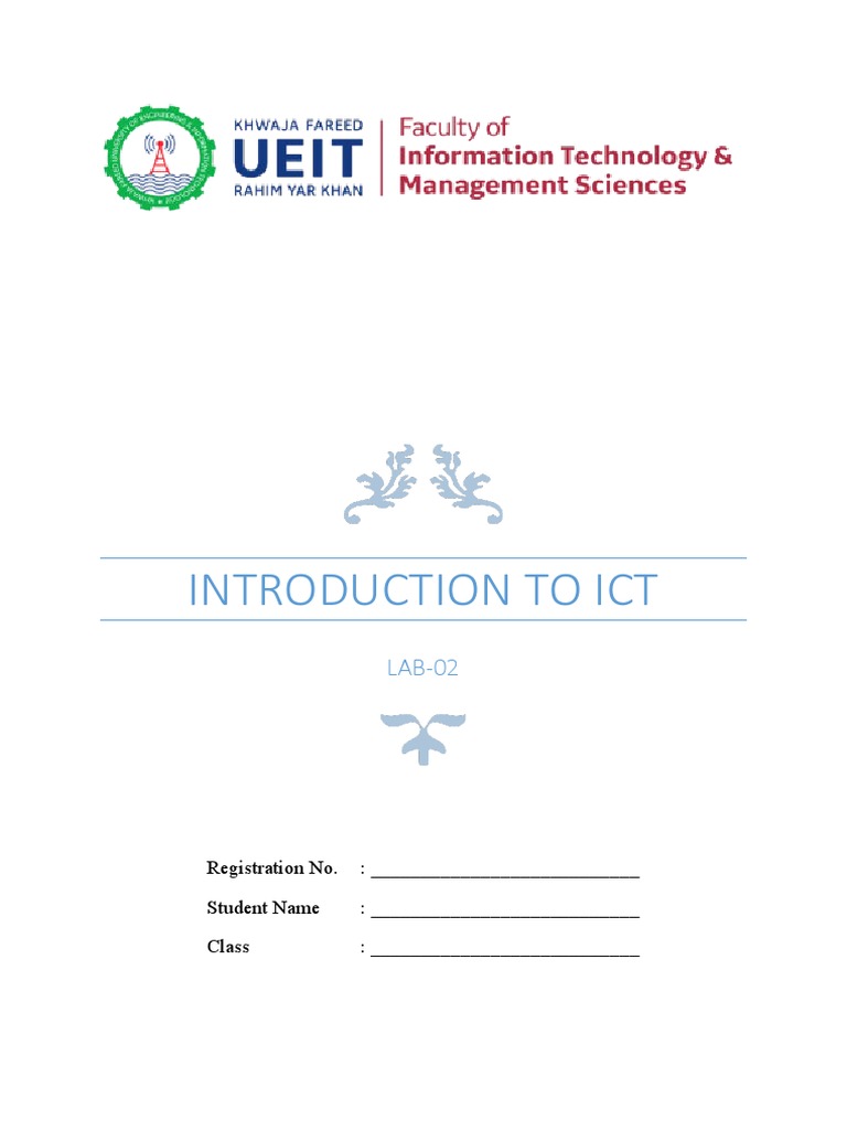 ICT Lab2 | PDF