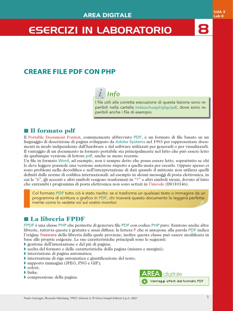 Creare Un PDF Con PHP | PDF