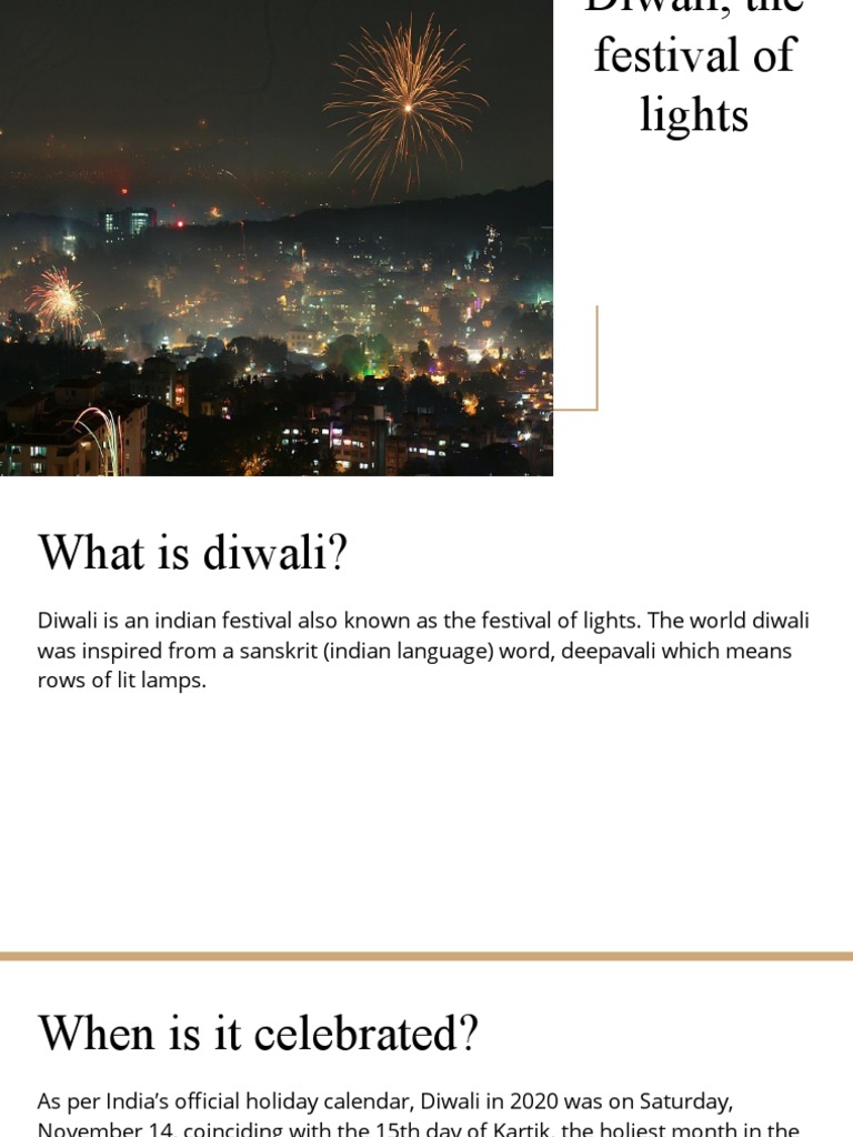 Diwali, The Festival of Lights | PDF | Indian Religions | Hindu Worship