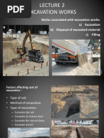 Excavation Cost Calculation Methods | PDF | Soil