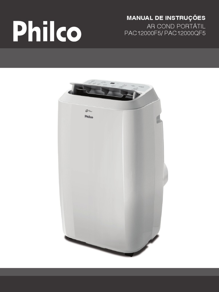Manual de Instruções Ar Condicionado Philco | PDF | Ar condicionado ...
