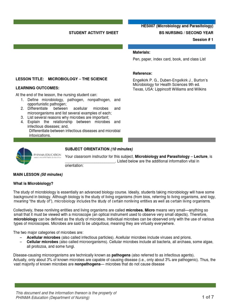 HES007 Lec Session #1 SAS | PDF