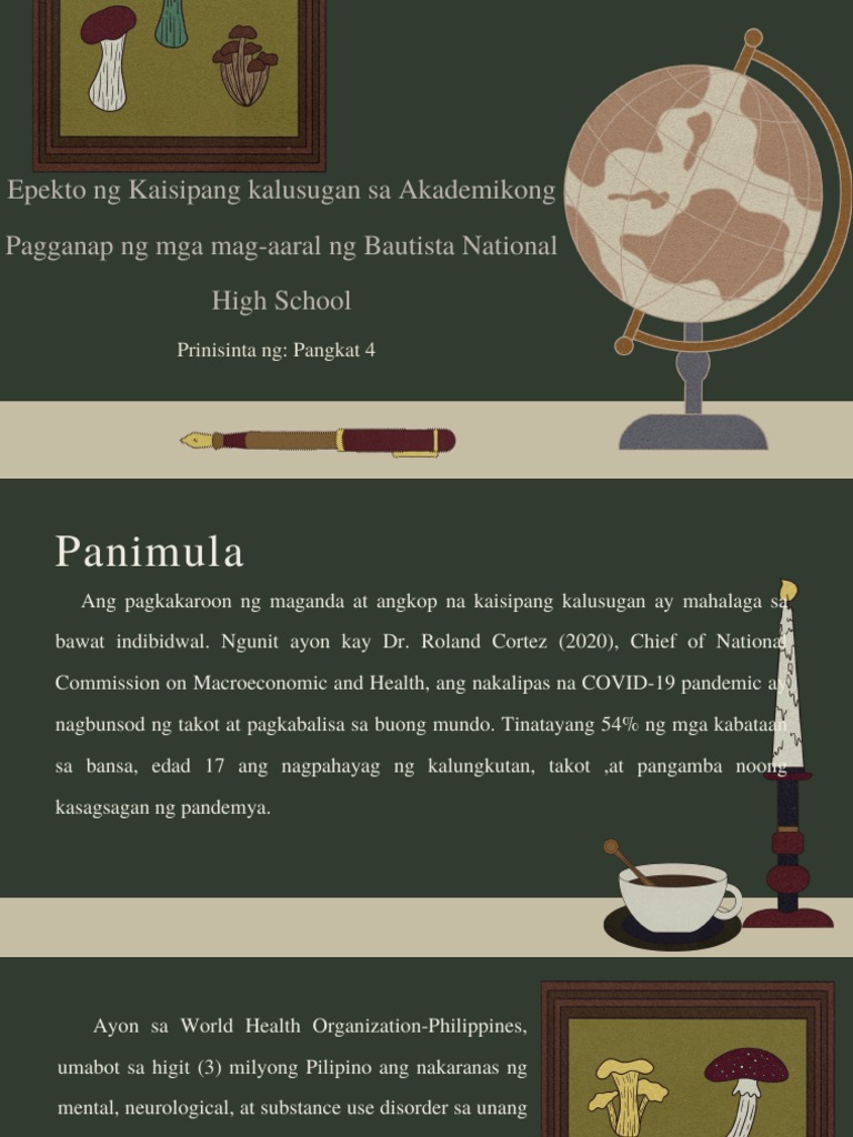Epekto NG Kaisipang Kalusugan Sa Akademikong Pagganap Sa Mga Mag Aaral NG BNHS 2 | PDF