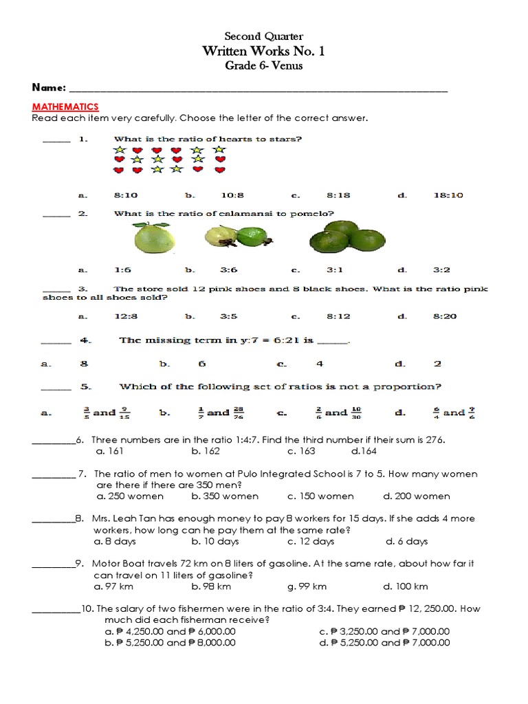 Written Works No. 1: Name | PDF