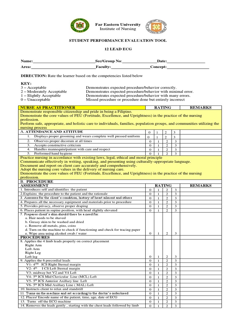 Ecg Etool | PDF | Nursing | Electrocardiography