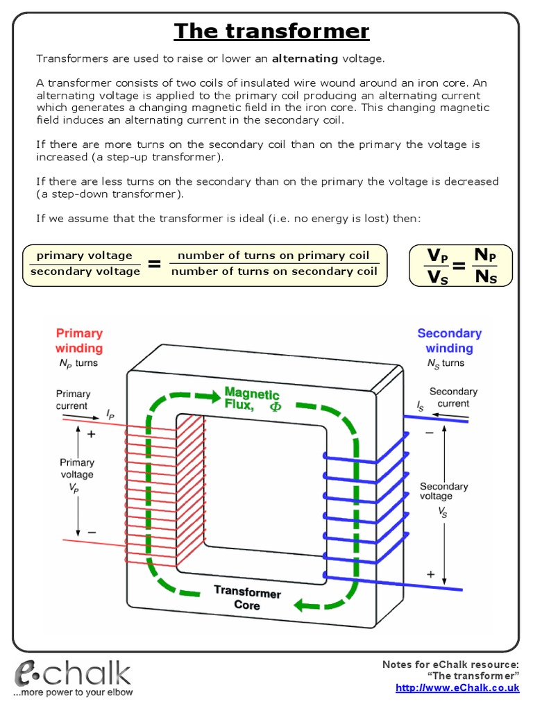 Transformers lower and raise voltages | PDF | Transformer | Inductor