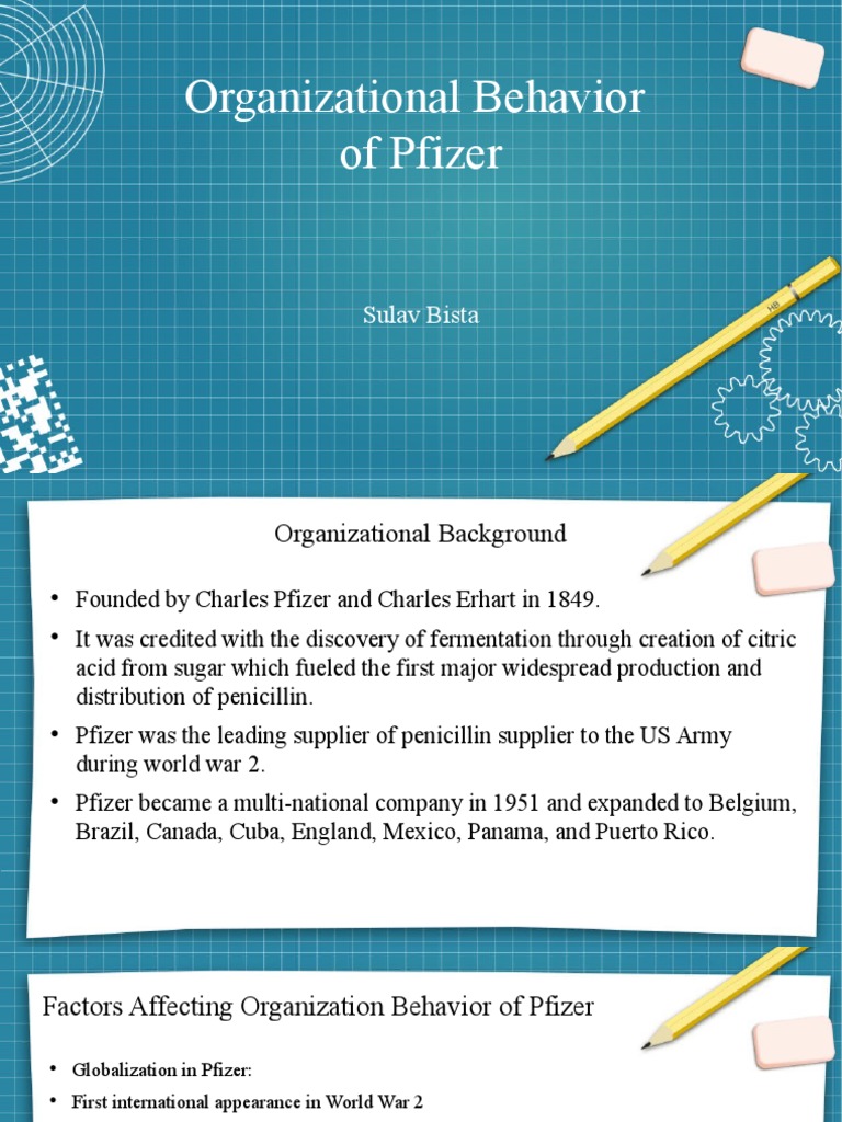 Organizational Beaviour of Pfizer | PDF | Pfizer | Business